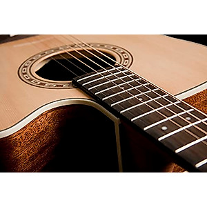 Washburn Harvest 6 String Acoustic-Electric Guitar, Right, Natural (WD7SCE-A)