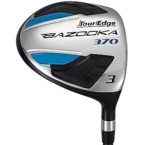 Tour Edge Bazooka 370 Complete Set-RH-Uniflex-Steel, Black/Blue, One Size (B6SRGU12.B)