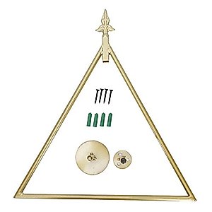 Towel Holder, Hand Towel Ring, Triangular Towel Rack Storage Hanger for Bathroom Toilet Kitchen Storage, Wall Mounted (Gold)