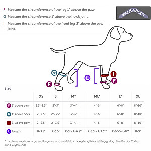 WALKABOUT Compression Sleeve for Dogs, Canine Leg Brace to Heal Wounds, Hygromas, Treat Arthritis and Injury with 360° Support Sleeve for Pain Relief, and Elbow Pad Protection (XSmall 1-2", Black)