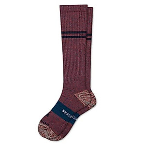 3/Pack Bombas Compression Socks - Oat, Blue, Maroon - (Large), 9-13