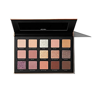 Milani Gilded Nude Hyper Pigmented Eyeshadow Palette - 15 Natural Looking Makeup Eyeshadow Colors for Your Everyday Look