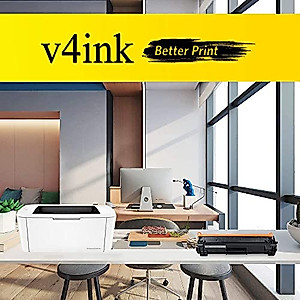 v4ink 2-Pack Compatible 48A Toner Cartridge Replacement for HP 48A CF248A Toner Black Ink for use in HP Pro M15w M15a M16w M16a MFP M29w M29a M28w M28a Printer