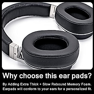 Sixsop PM-3 Earpads Compatible with Oppo PM-3 PM3 PM 3 Headphones Replacement Ear Pads/Ear Cushion/Ear Cups