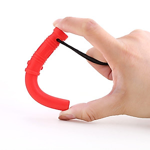 6 Pack Chew Sensory Necklace Perfect for Kids or Adults That Like Biting or Have Autism, Perfectly Textured Silicone Chewy Toys -Chewing Pendant for Boys & Girls