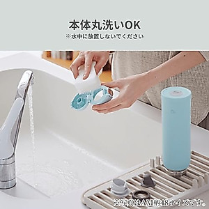 Zojirushi SM-SF36-AM Water Bottle, Direct Drinking [One-touch Open] Stainless Steel Mug, 12.2 fl oz (360 ml), Mint Blue