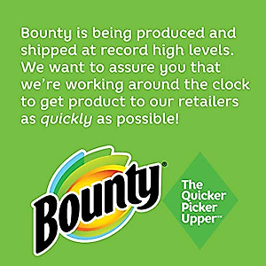 Bounty Select-A-Size Paper Towels, White, 6 Double Rolls = 12 Regular Rolls