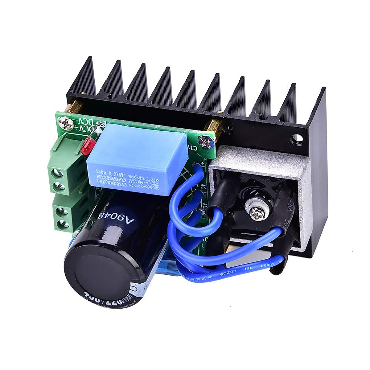 Rectifier Board Module, 0-220V AC to 0-311V DC Rectifier Power Supply Board Universal Mutiple Against Power Supply Board