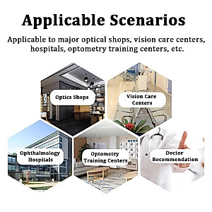 Optometry Lifting Chin Bracket Accessories For Optometry Equipment,with Height Adjustment Knob, Front Headrest Chin Ophthalmic Automatic Refractometer Support For Eyeglass Shops, Optometry Training Ce