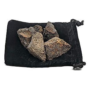 Naturally Magnetic Lodestone 4 Pieces - Includes Velvet Storage Bag