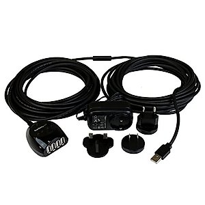StarTech.com 15m USB 2.0 Active Cable with 4 Port Hub - Long USB Cable with 4 port USB Hub - USB A (M) to 4x USB A (F) - 15m, 50 ft Black, TAA (USB2EXT4P15M)