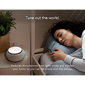 SNOOZ White Noise Sound Machine (Cloud) and SNOOZ Official White Noise Sound Machine Travel Case