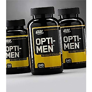 Optimum Opti-Men Multi-Vitamin Vitamin D Amino Acids B-Complex 240 Tablets