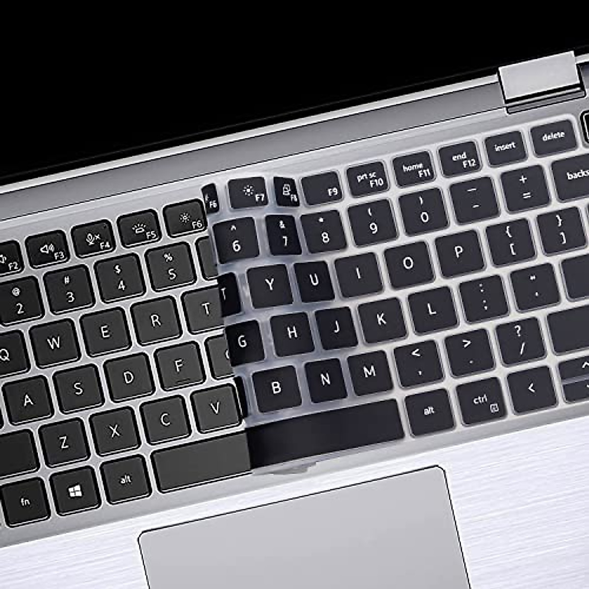 Keyboard Cover Skin for Dell Latitude 5420 5430 5431 14", Latitude 7410 7420 7430 14", Dell Latitude 7520 15.6", Dell Latitude 9000 9420 9430 9510 9520 Keyboard Protective Cover-Black