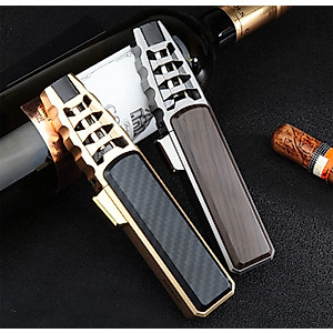 Solar Beam Torch - the Hottest Torch on Earth, Turbine Torch Lighter Jet Flame, Butane Gas for Candle Camping BBQ Kitchen- Butane Not Included, Windproof