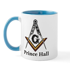 CafePress Prince Hall Square And Compass Mug Ceramic Coffee Mug, Tea Cup 11 oz