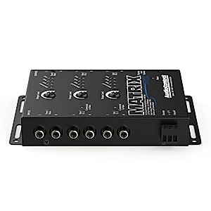 AudioControl Matrix Plus Black Six Channel Line Driver with Remote Level Control Input