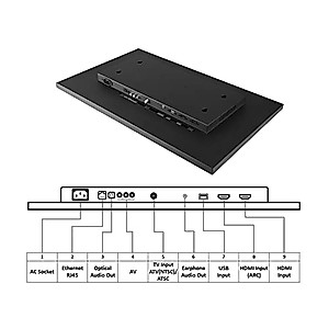 Soulaca Smart 27 inches Touchscreen Bathroom Magic Mirror TV for SPA Hotel Advertising Waterproof Television WiFi Bluetooth