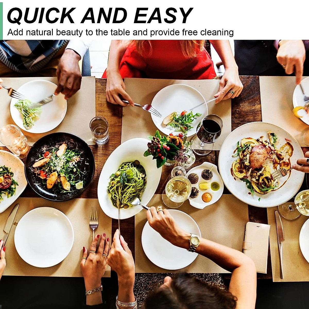 15"×400" Brown Paper Roll, Brown Wrapping Paper, Craft Paper, Wrapping Paper, Packing Paper for Moving, Packing, Gift Wrapping, Wall Art, Table Runner, Floor Covering