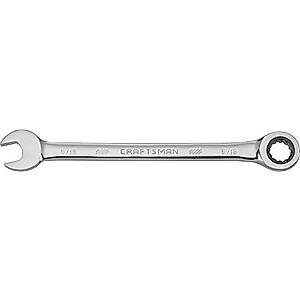 CRAFTSMAN Ratcheting Wrench, SAE, 9/16-Inch, 72-Tooth, 12-Point (CMMT42564)