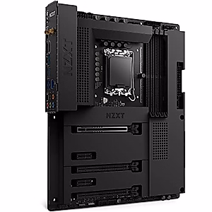 NZXT N7 Z690 Motherboard - N7-Z69XT-B1 - Intel Z690 chipset (Supports 12th Gen CPUs) - ATX Gaming Motherboard - Integrated I/O Shield - WiFi 6E connectivity - Bluetooth V5.2 - Black