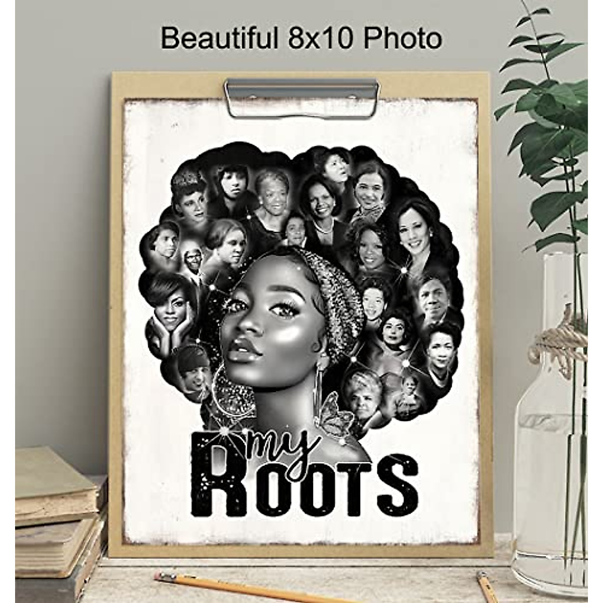 Black Art - African American Art - Black women famous African Americans - Black pride Classroom Decorations - Black History Month Poster - Afro Black Culture Wall Art & Decor - Black Girl Magic 8x10