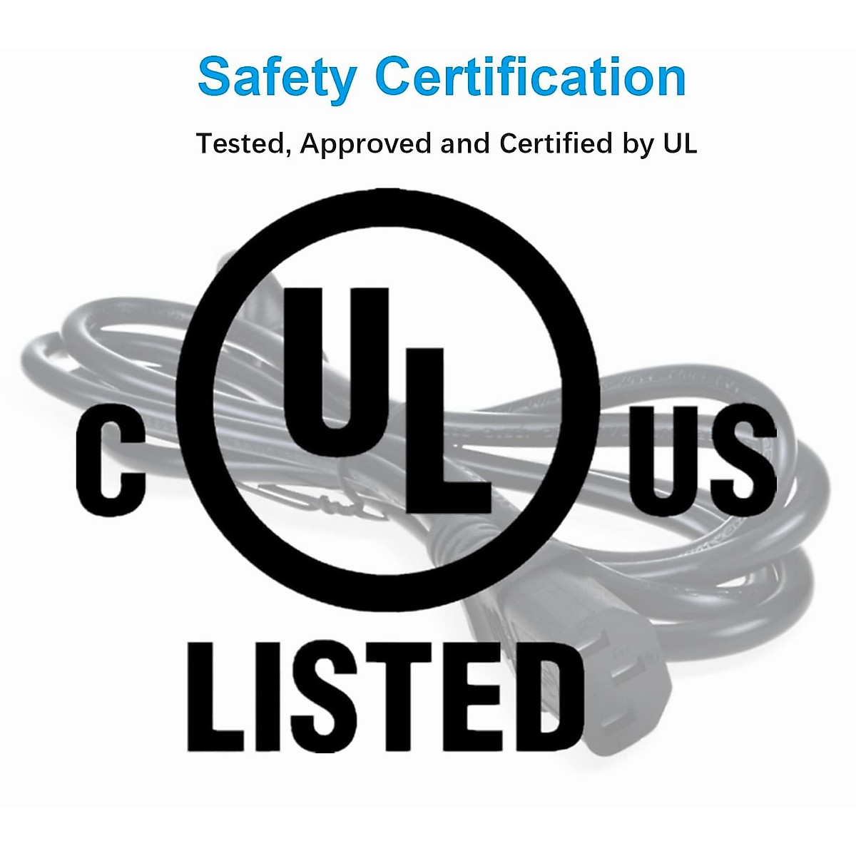 Dysead 6ft UL AC in Power Cable Lead for Zojirushi NS-WRC10 5.5-Cup Micom Rice Cooker