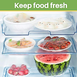 MAQIHAN 100 Bowl Covers Bread Proofing - Large Plastic Wrap for Food Sourdough Bread Baking Bread Rising Elastic Reusable Plate Covers Outdoor Food Fresh Keeping Bags Shower Cap Hair Deep Conditioning