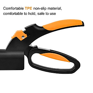 SZHLUX Grass Shears 360-Degree Swivel Blades (Orange)