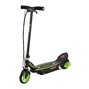 Razor 13111261 E100 Electric Scooter (Pink) & Power Core E90 Electric Scooter - Green