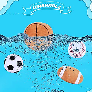 Obami My First Sports Bag Baby, 4 Tiny Cloth Balls, Interesting and Rich Sport Balls for Early Education Baby Toy