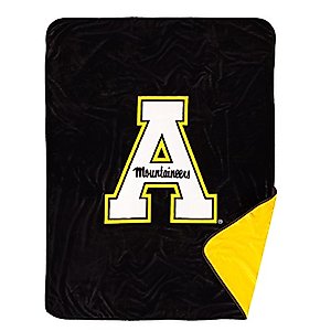 Dormitory 101 Appalachian State University Premium Quality Plush Fleece Blanket - X Large 60"X80". Fits Queen or Twin XL Bedding. Great
