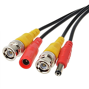 ABLEGRID® 4 Pack 100ft bnc Video Power Cable Security Camera Cable Wire Cord for CCTV dvr Surveillance System (Included 2X BNC to RCA connectors with Each Cable)