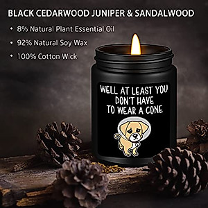 Get Well Soon Gifts for Men,Funny Gifts for Him After Surgery,Feel Better Cheer Up Inspirational Gifts,Sandalwood Candle for Friends Dad Brother Coworker.