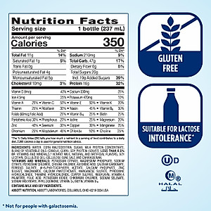 Ensure Plus Butter Pecan Nutrition Shake, Meal Replacement Shake, 24 Pack