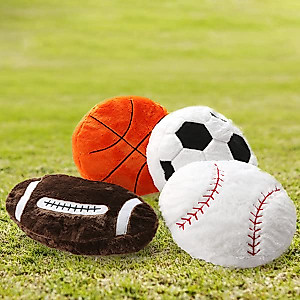 XIZHI 17.7 inch Football Throw Pillow Soft Stuffed Cushion Sports Toy Pillow Soft Durable Sports Toy for Sofa Room Decoration and Kids Boy Girls Children Birthday