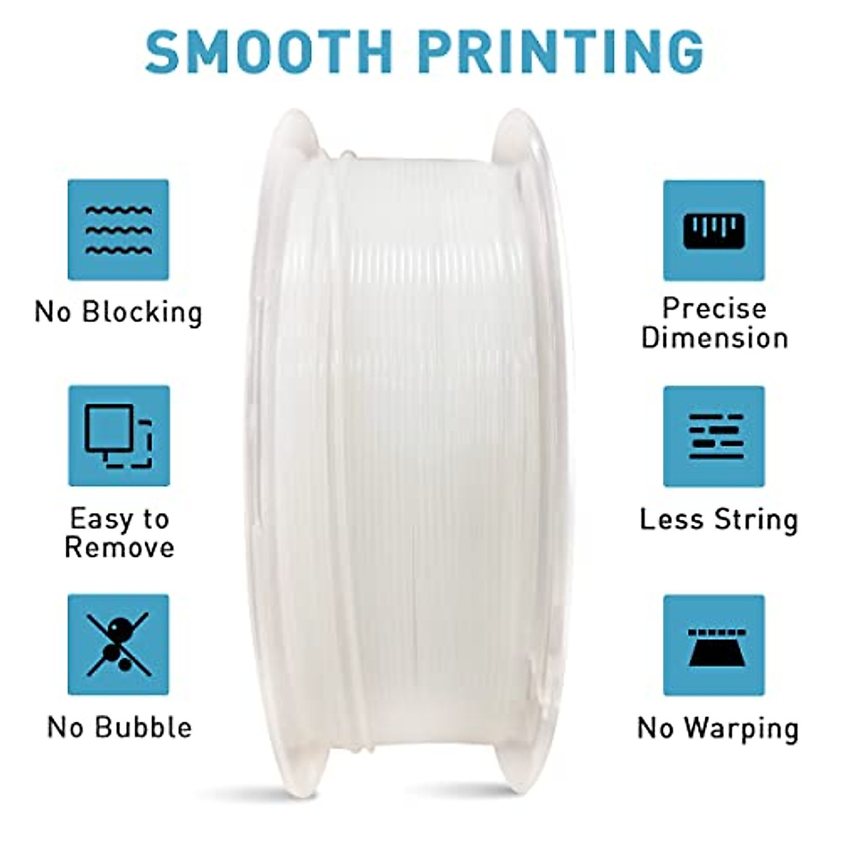 3D Printer PLA Filament Bundle 1.75mm, Glow in The Dark Rainbow Luminous 3D Printing Filament, Multicolor PLA Filament Gradient Color Change, Dimensional Accuracy +/- 0.03 mm, 1kg(2.2lbs) Spool