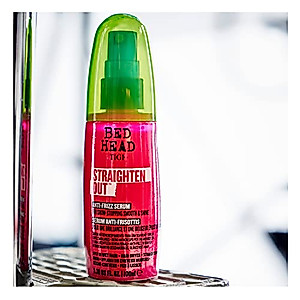 TIGI Bed Head Straighten Out Anti Frizz Serum for Smooth Shiny Hair 3.38 fl oz