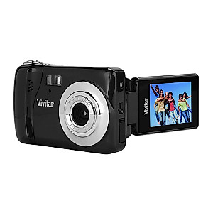 Vivitar VX018 Selfie Cam Digital Camera, Black