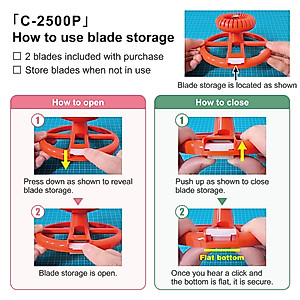NT Cutter Heavy-Duty Circle Cutter, 1-3/16 Inches 6-5/16 Inches Diameter, 1 Cutter (C-2500P)
