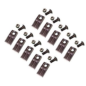 10 - Square Hole Replacement Auger Teeth w/Hardware - SQ58-58PB, AT-5