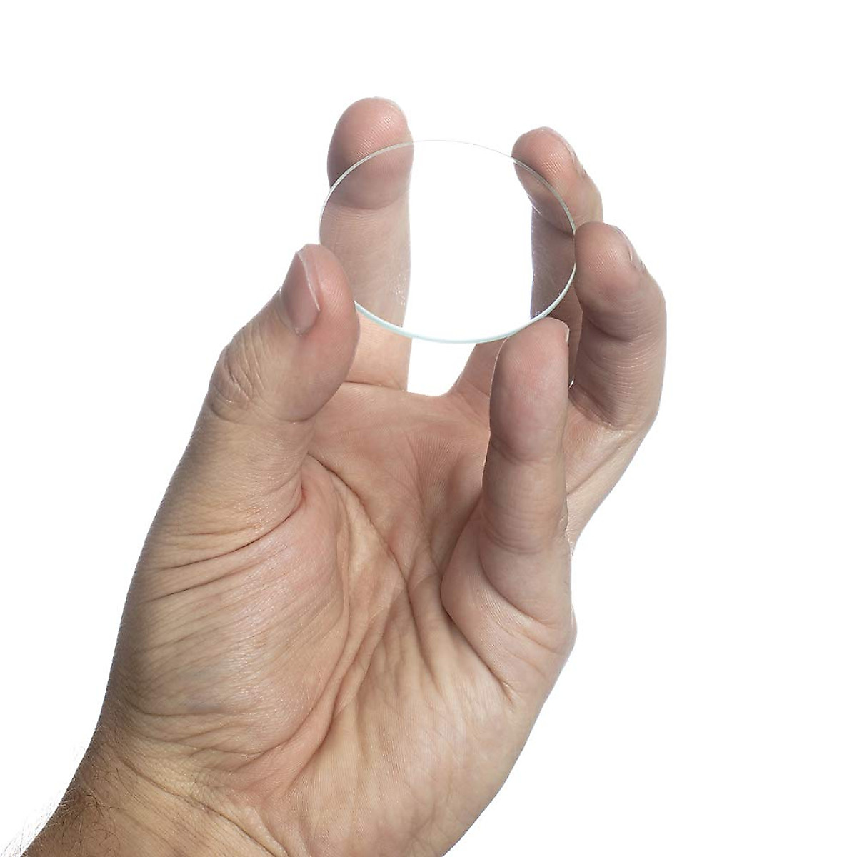 Amlong Crystal Premium Optical Glass Double Convex and Concave Lens Set, 50mm Diameter, 3 Double Convex (20, 30, 50cm FL) and 3 Double Concave (20, 30, 50cm FL), 6 Piece Set