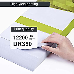 MYSS [2-Pack,1Toner+1Drum] TN350 TN-350 Toner Cartridge & DR350 DR-350 Drum Unit Compatible Replacement for Brother HL-5470DW/DWT 6180DW/DWT DCP-8155DN MFC-8950DW/DWT Printer Toner Sold by MRYMYGS