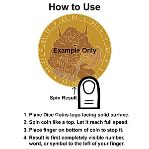 Mythic Nation d4 Kali Hindu Goddess RPG Dice Coin