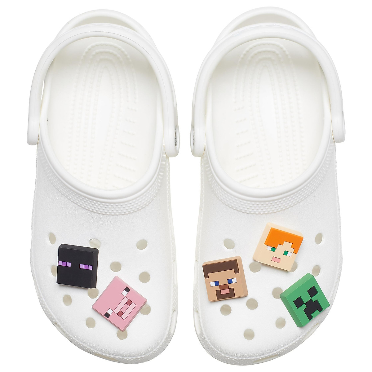 Crocs Jibbitz 5-Pack Minecraft Shoe Charms, Jibbitz Charms for Crocs