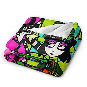 Lanzhi Movies Blanket Plush Flannel Fuzzy Throw Blankets 60"x50"