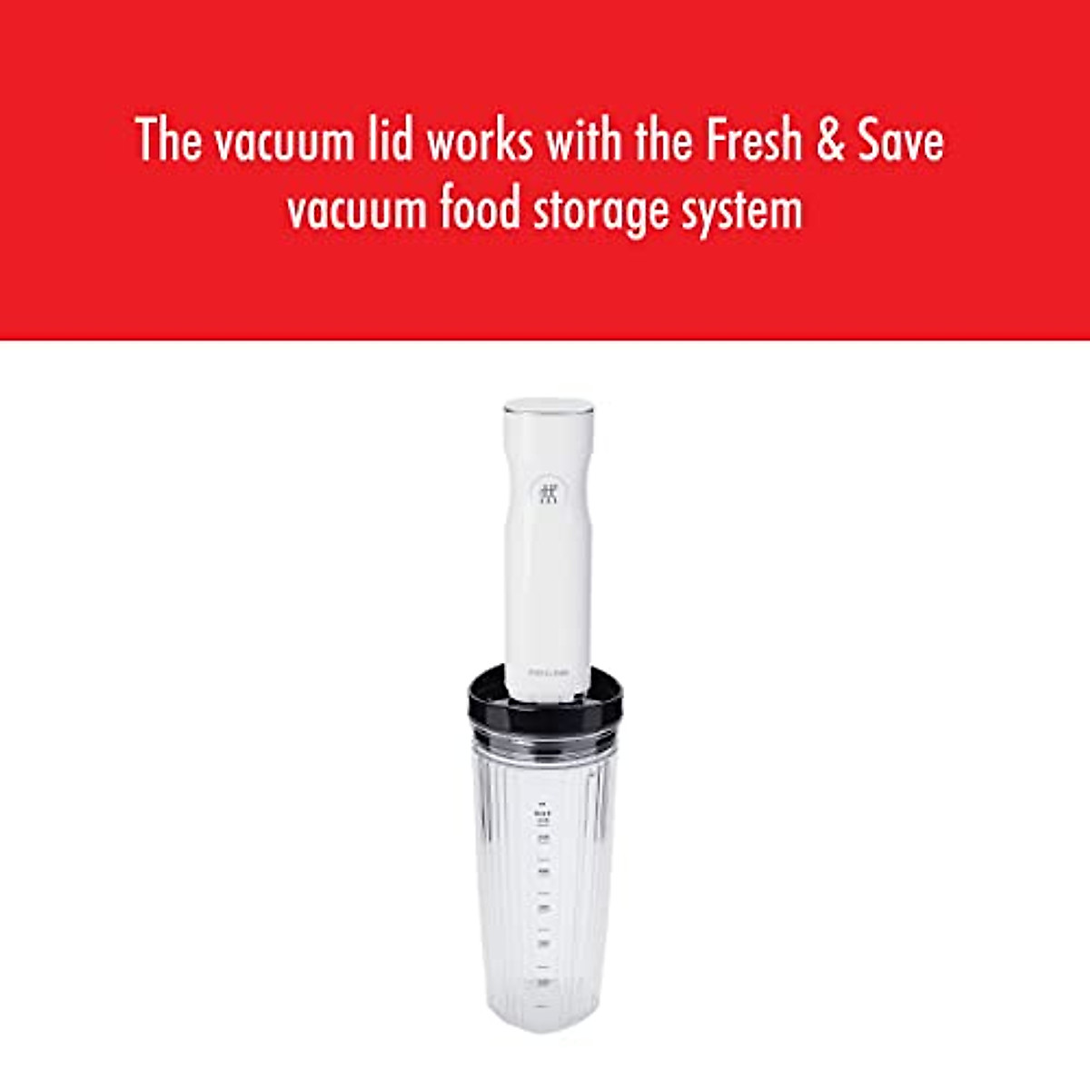 ZWILLING Enfinigy Personal Blender Jar with Drinking Lid and Vacuum Lid - Black