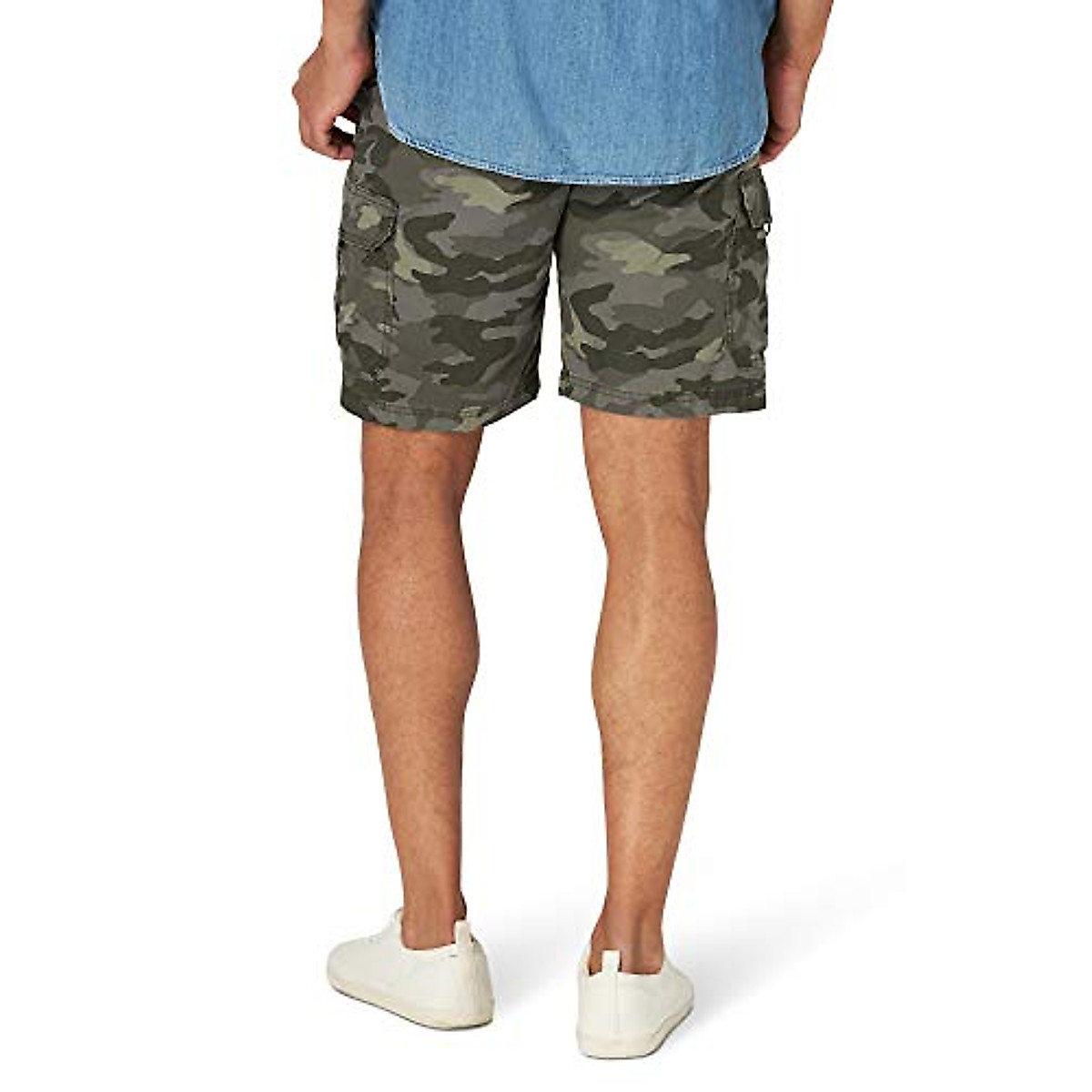 Lee Men's Extreme Motion Crossroad Cargo Short, Woodland Camo, 42