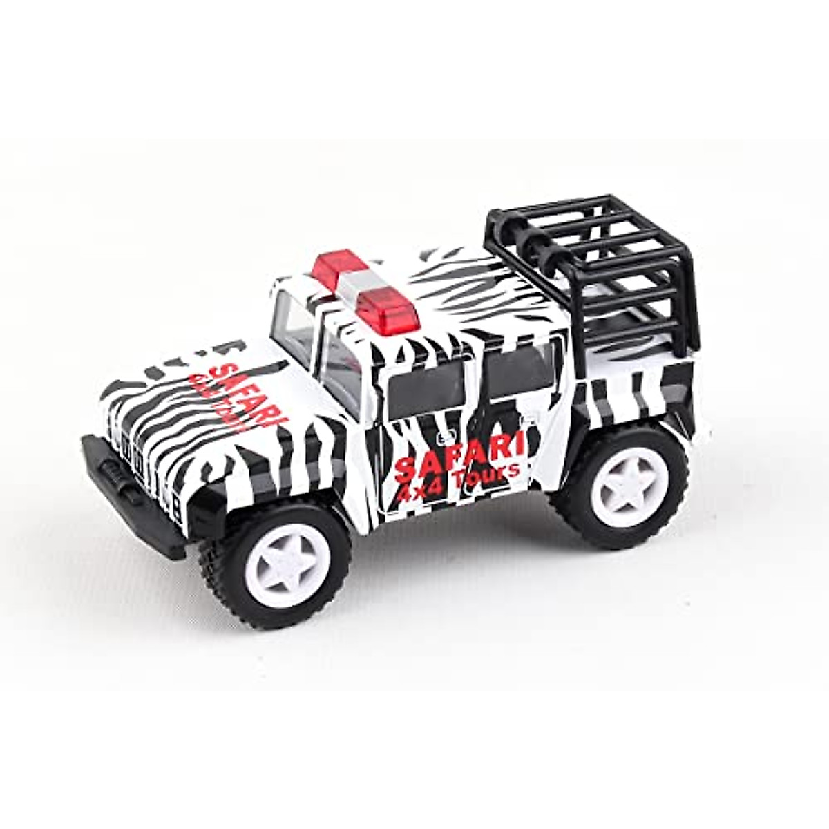 Daron Lil Truckers Safari Truck, White/Black/Red
