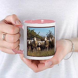 CafePress Ewephoric Sheep Tapestry Image Mugs Ceramic Coffee Mug, Tea Cup 11 oz